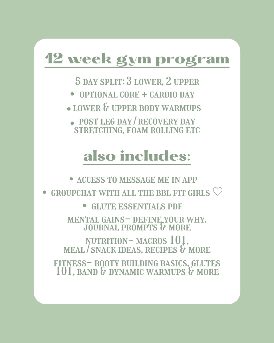 glute essentials vol 1 (in app program) – built by linds